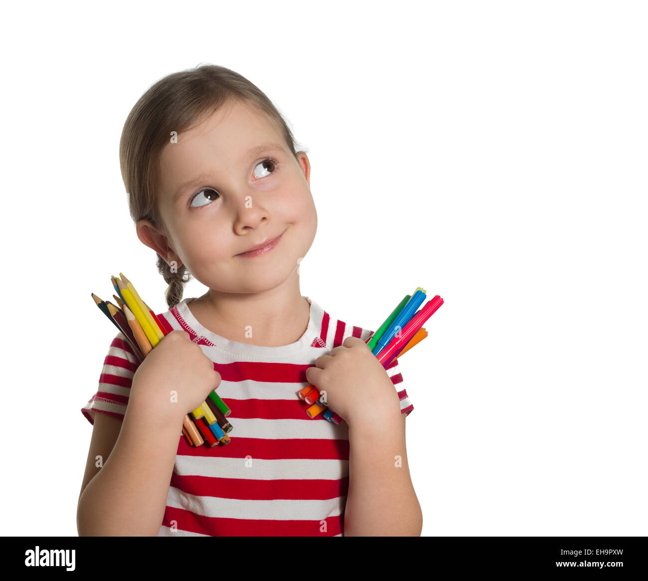 Holding up pencils hi-res stock photography and images - Alamy