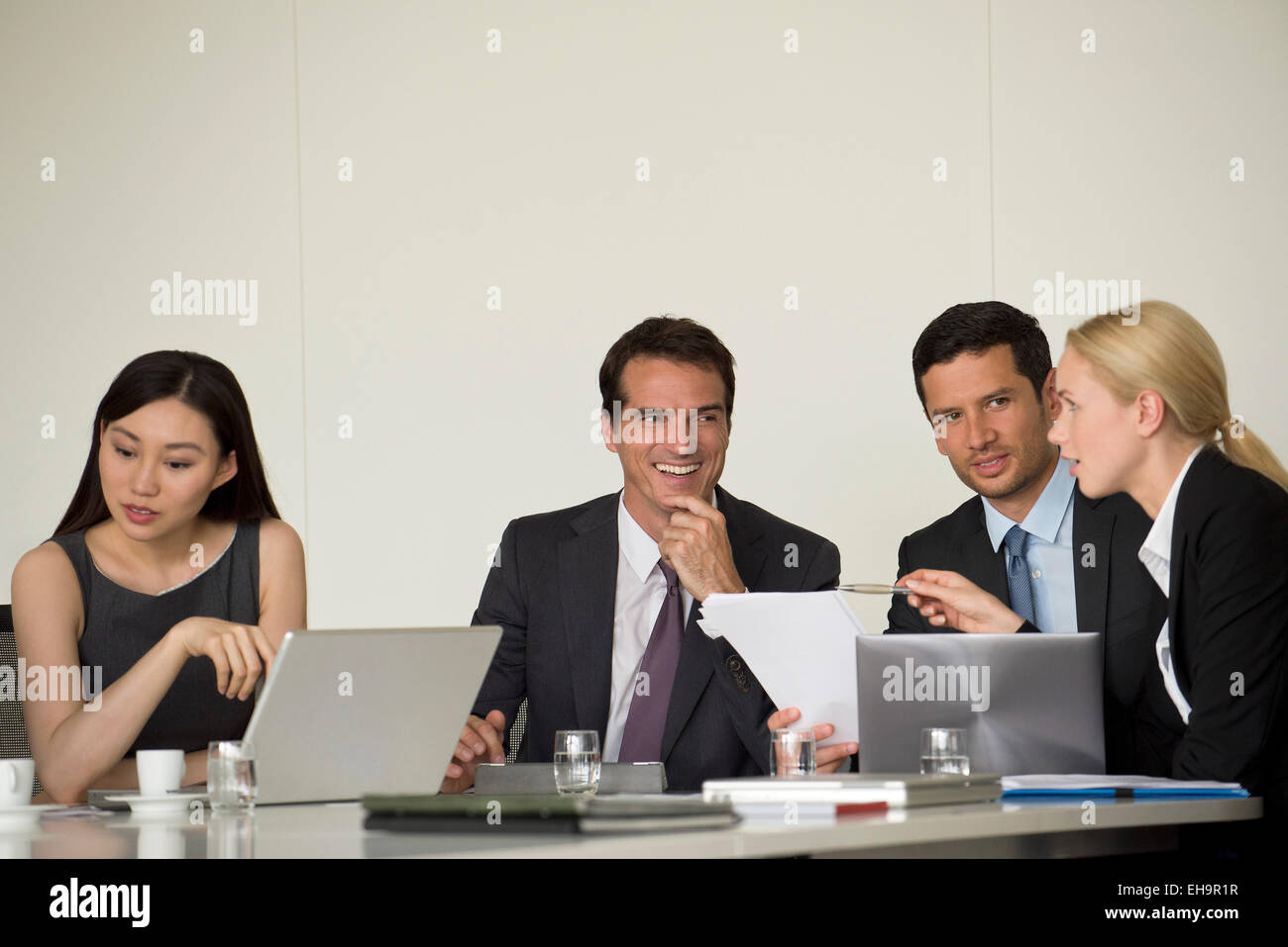 Executives in meeting Stock Photo - Alamy