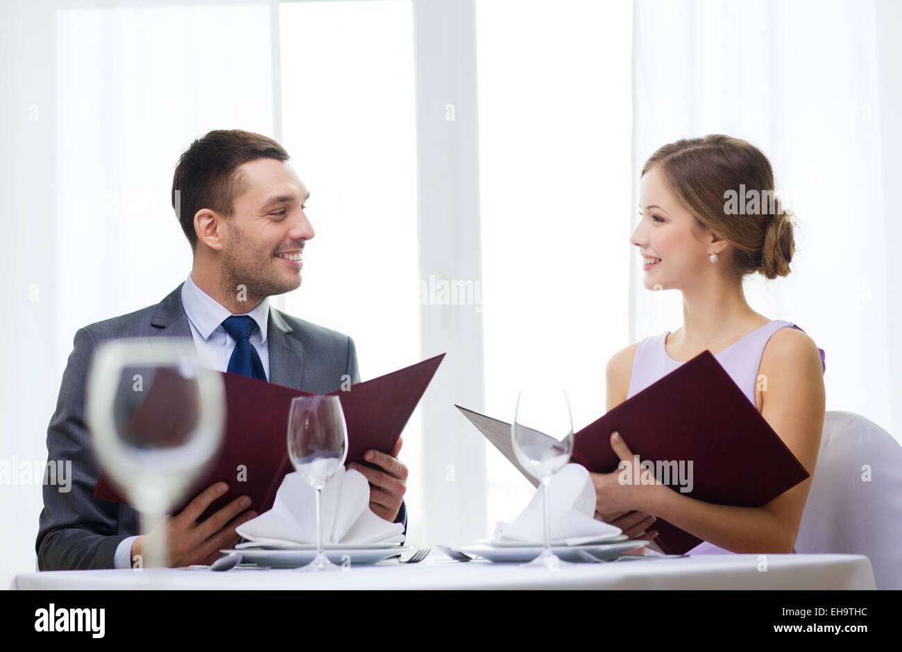 Relationship reading menu menus hi-res stock photography and images - Alamy
