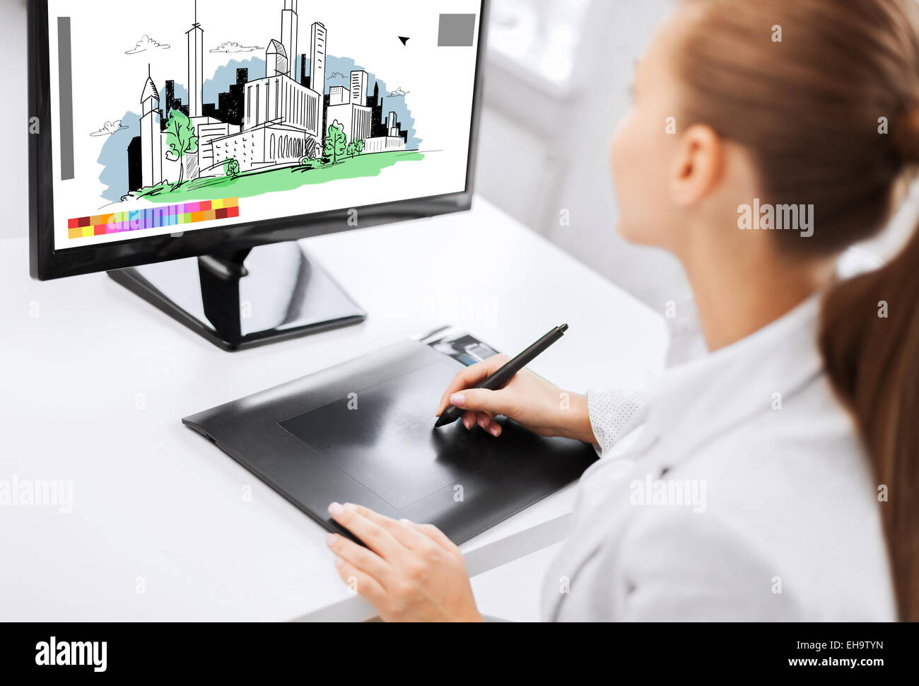 Technical drawing computer hi-res stock photography and images - Alamy