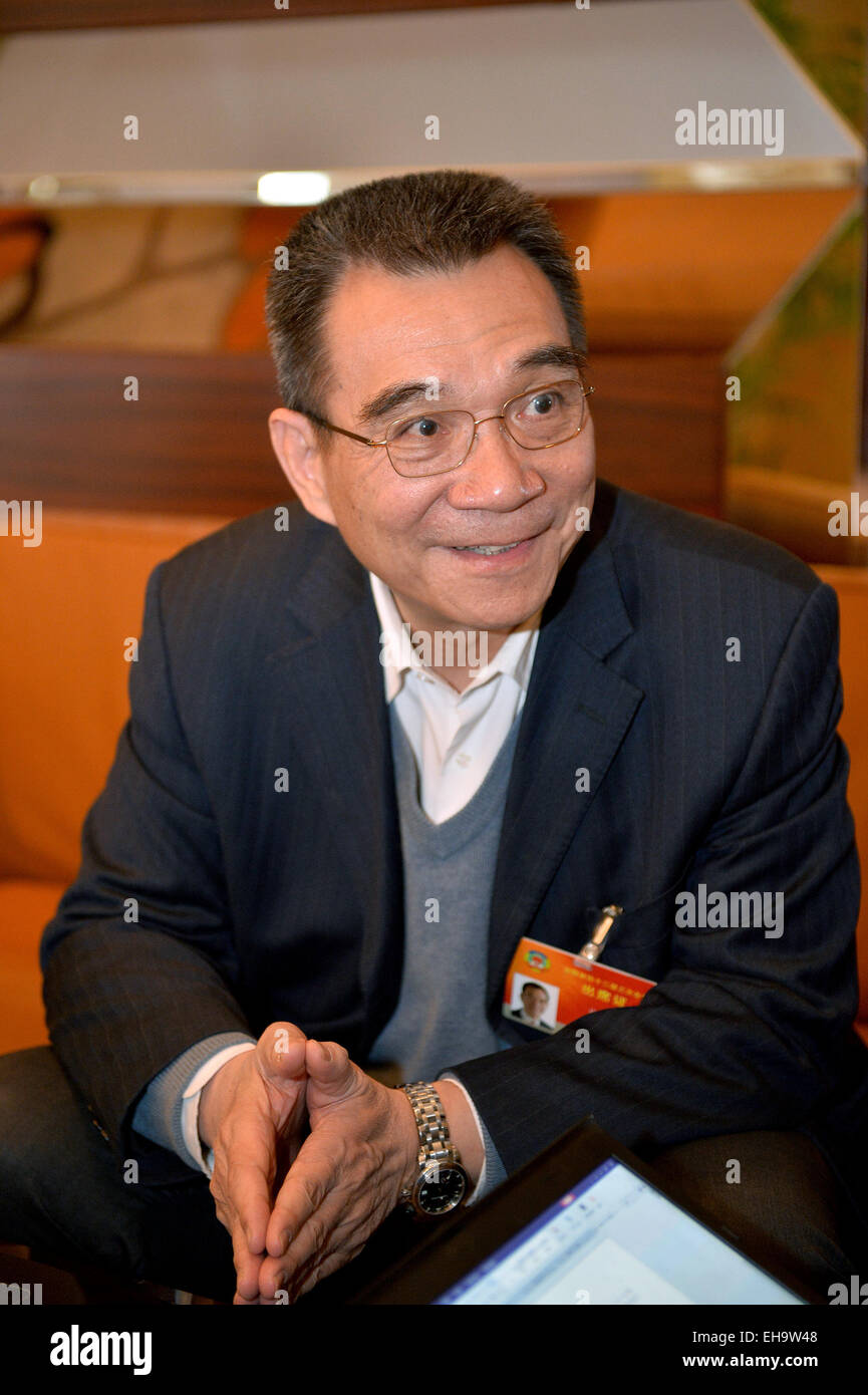 Beijing, China. 4th Mar, 2015. Justin Lin Yifu, member of the 12th ...