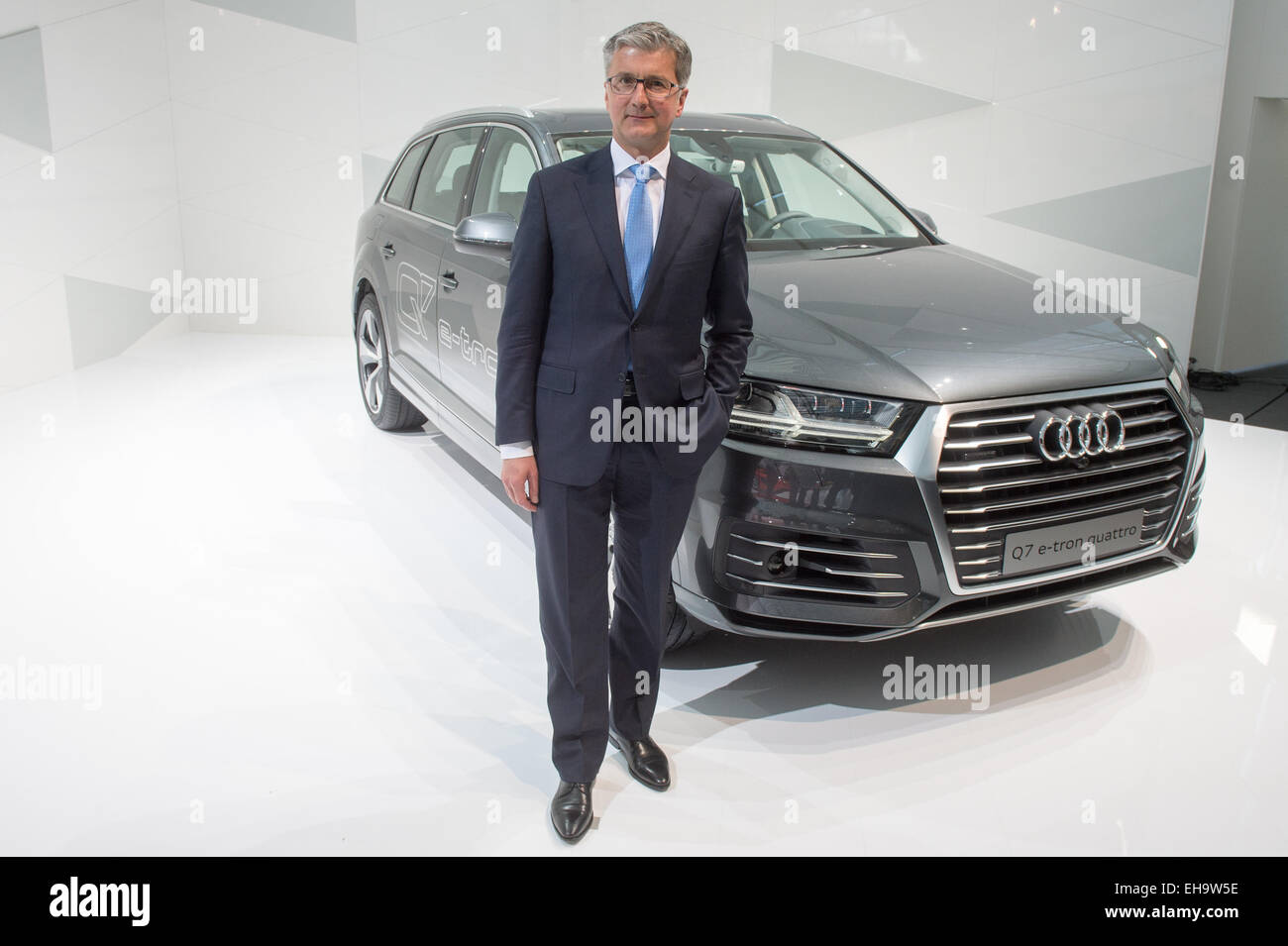 Ingolstadt, Germany. 10th Mar, 2015. The CEO of German car manufacturer ...