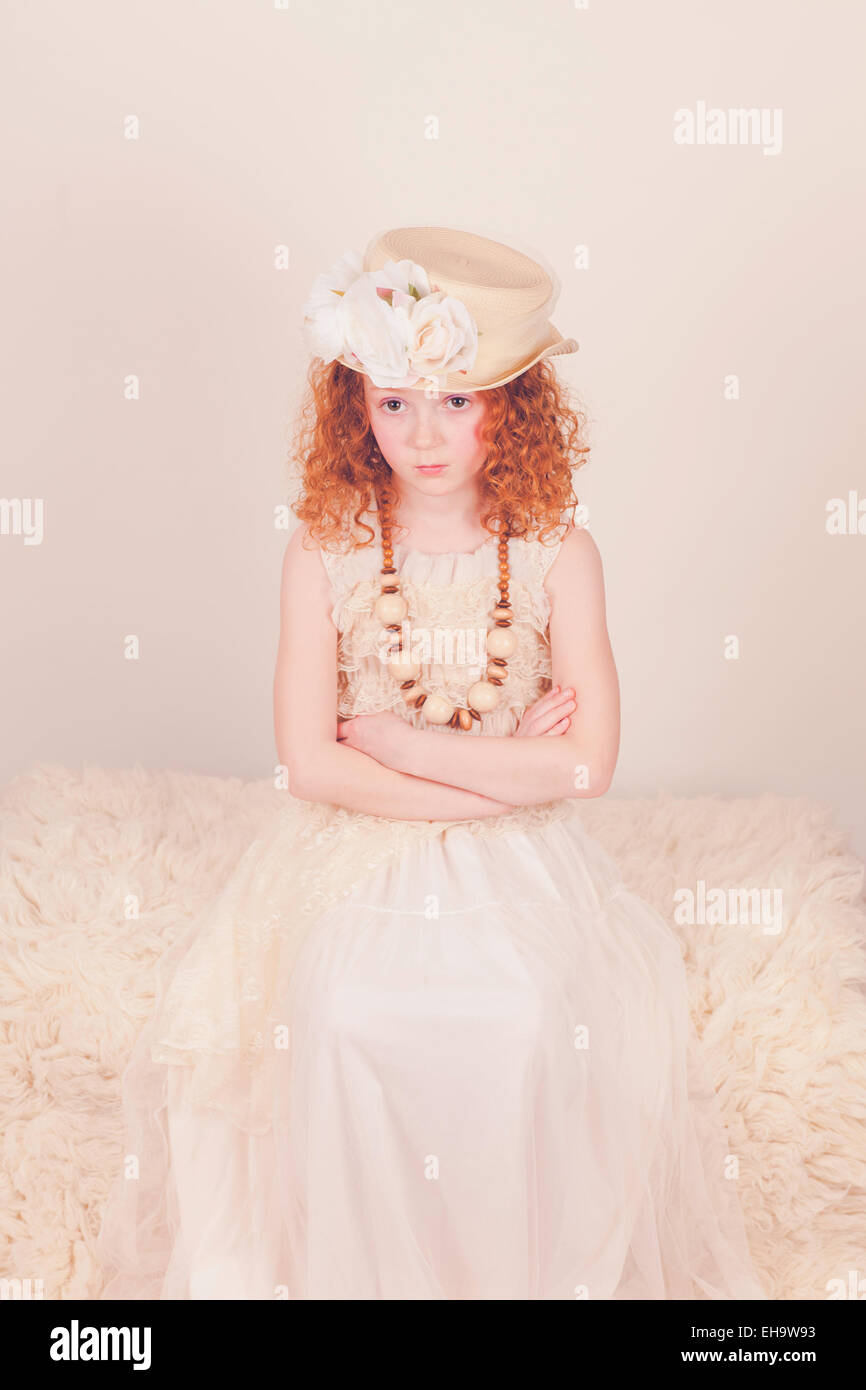 vintage girl child Stock Photo - Alamy