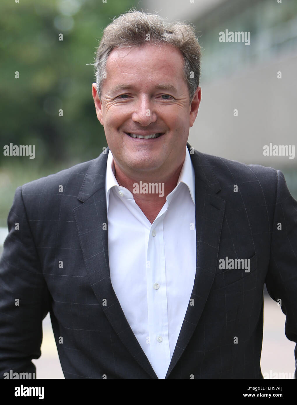 Piers Morgan outside ITV Studios Featuring: Piers Morgan Where: London ...