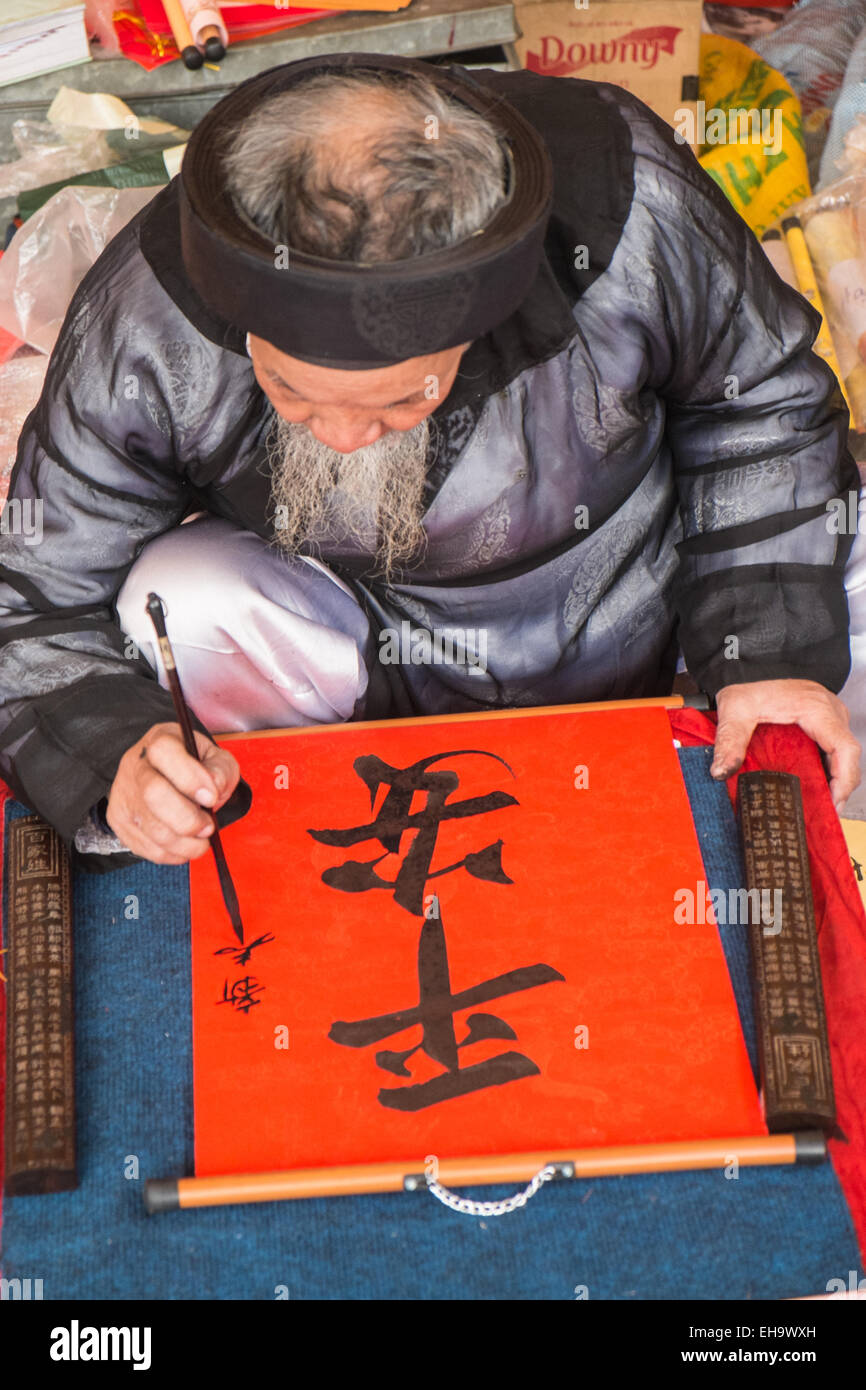 Vietnamese Traditional Calligraphy During Tet A Traveler's Handbook
