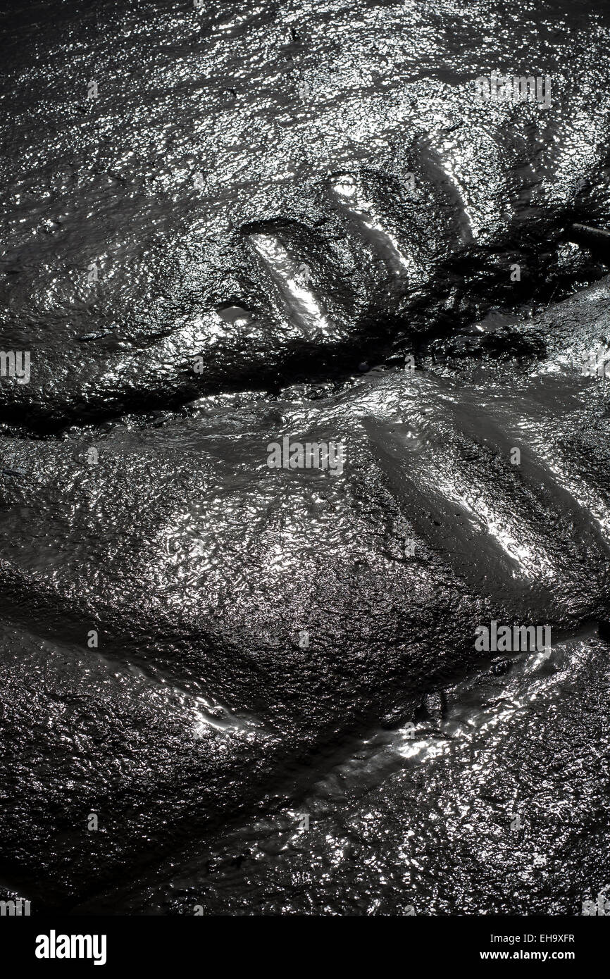 chain in the silt of river dart,mooring,south hams,stoke gabriel,Silt ...