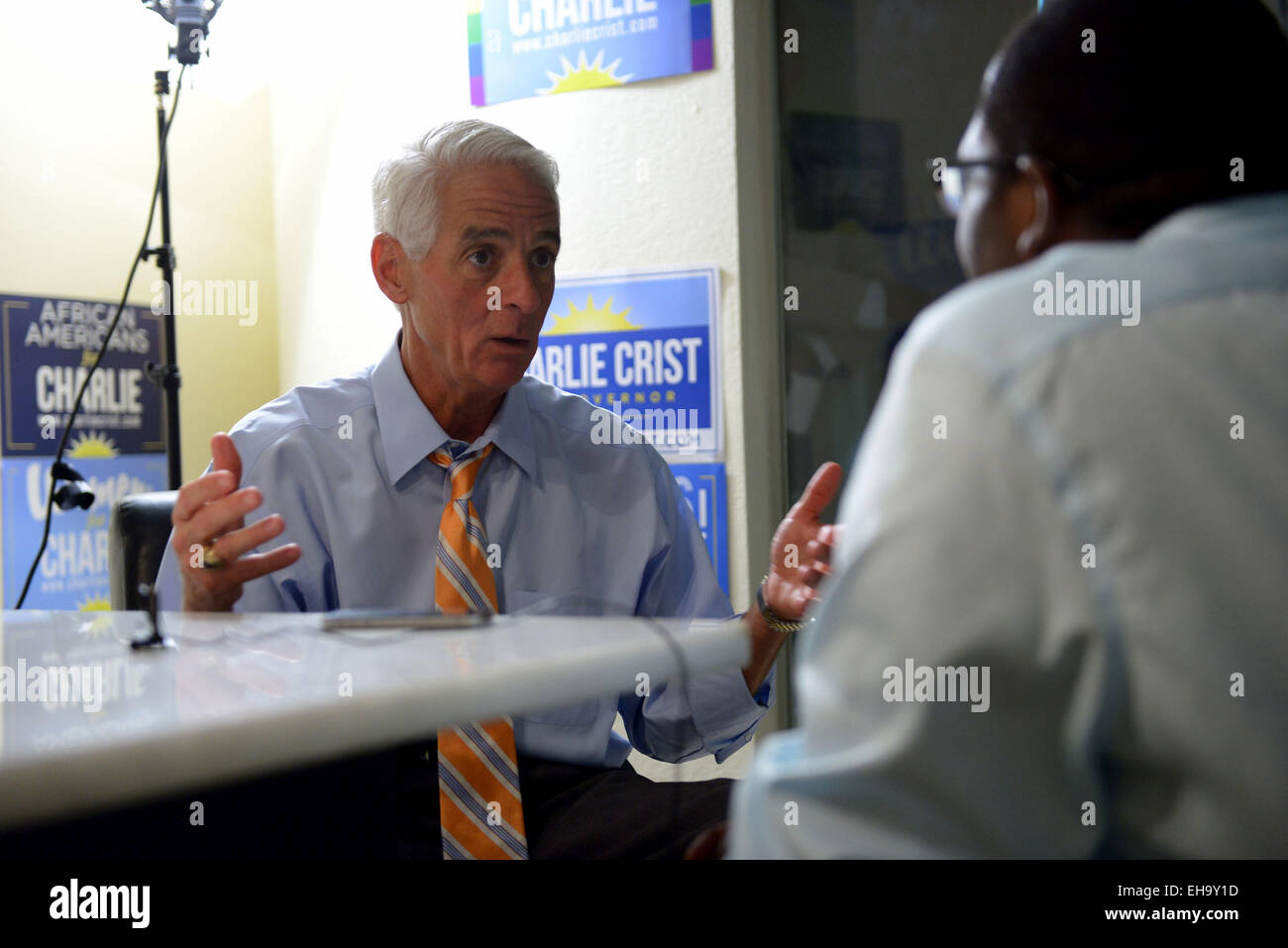 Charlie Crist attends the grand opening of the new field office in ...