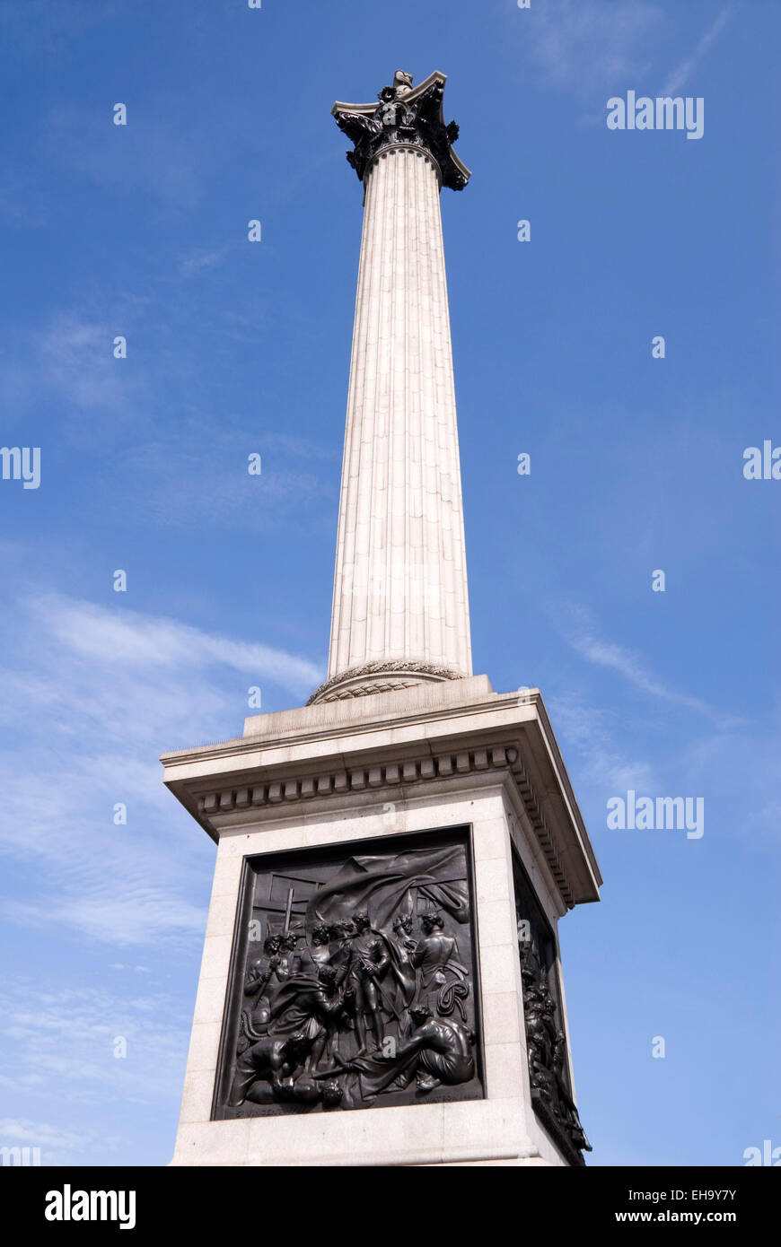 Plinth nelsons column trafalgar square hi-res stock photography and ...