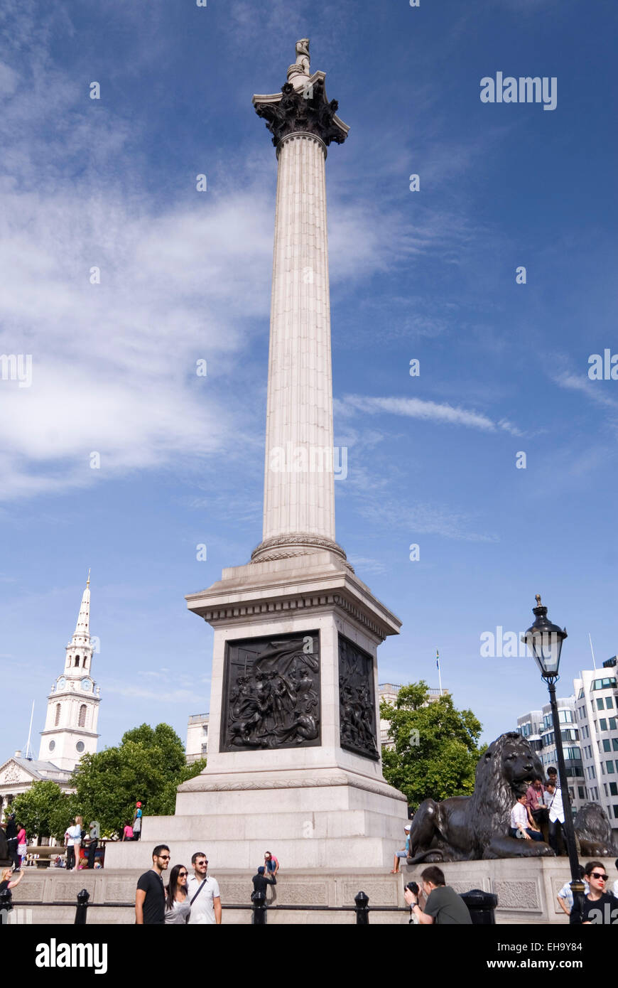 Plaque trafalgar square london hi-res stock photography and images - Alamy
