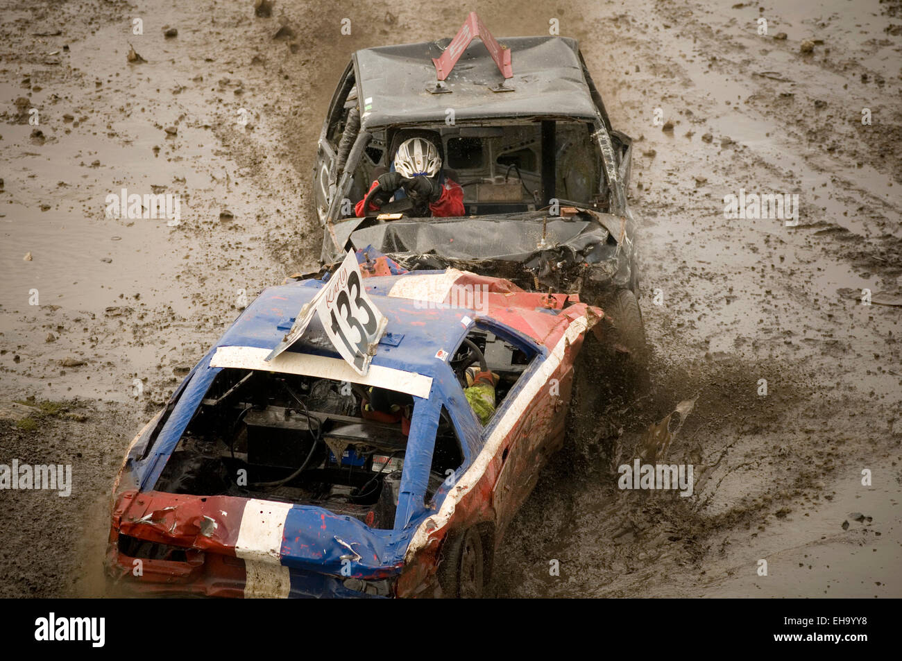 Demolition destruction derby derbies cars hi-res stock photography and ...