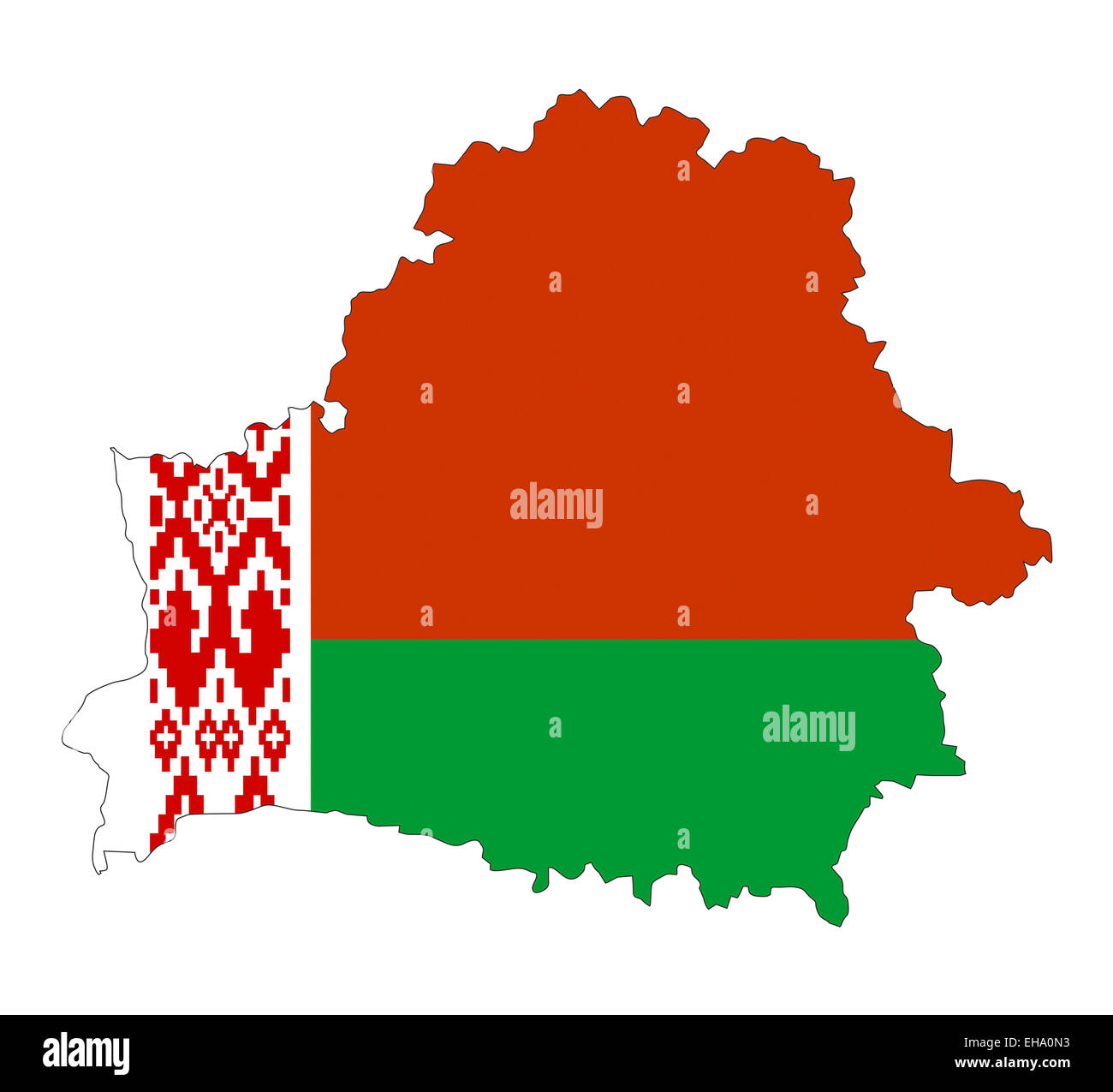 Country belarus map hi-res stock photography and images - Alamy