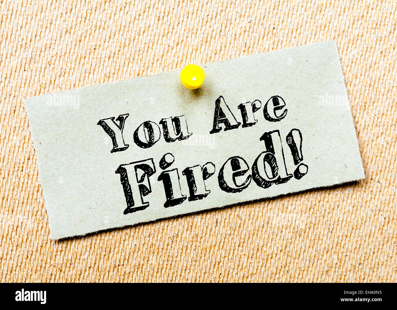 Fired note hi-res stock photography and images - Alamy