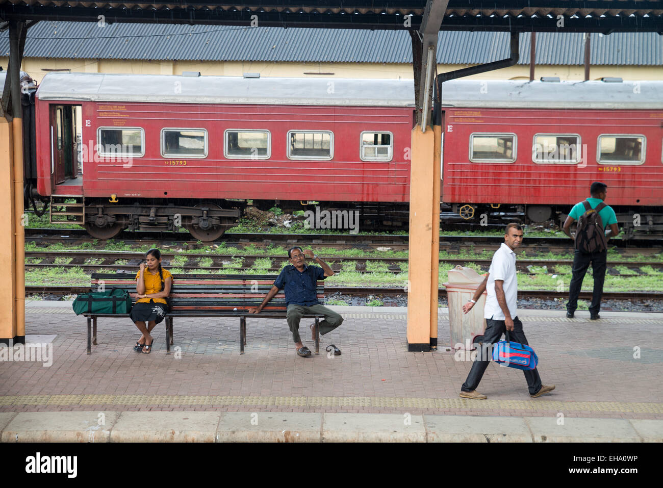 Fort Railway Station in Colombo, Sri Lanka, Asia Stock Photo - Alamy