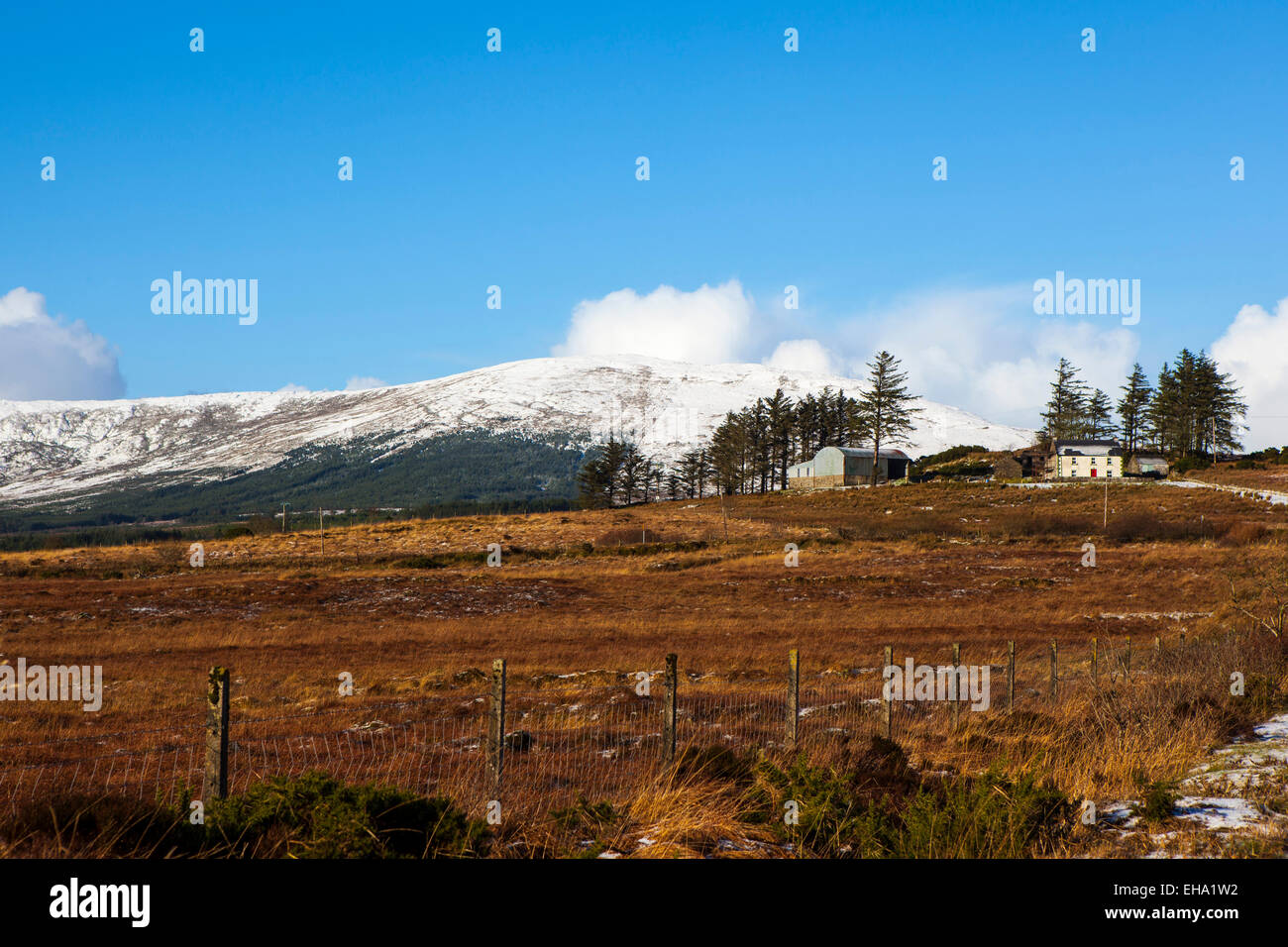 The view from the N56 road from Killybegs to Ardara in Donegal, Ireland ...