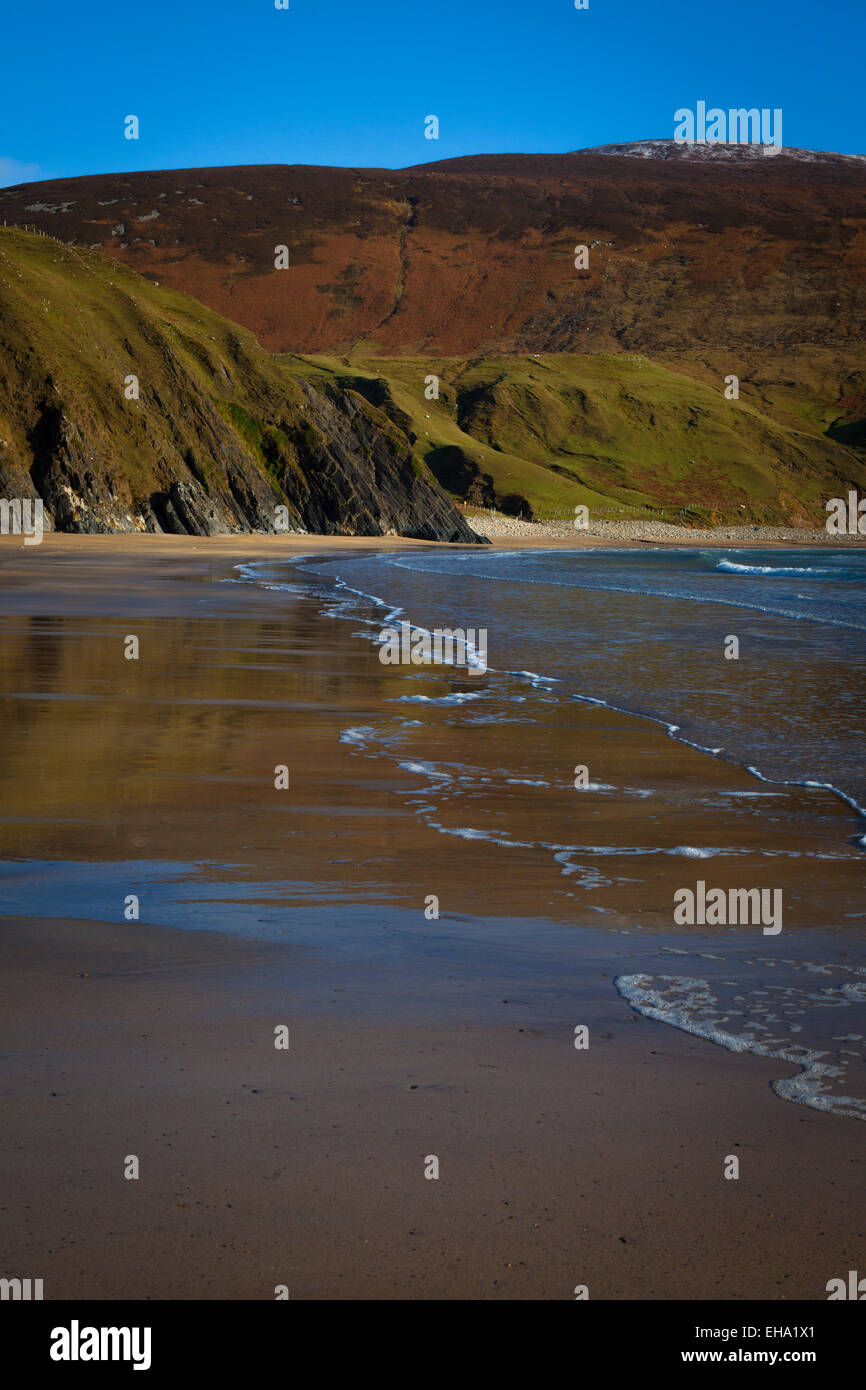Silver Strand, Or Trabane Beach, near Malin Beg, Donegal, on Ireland’s ...