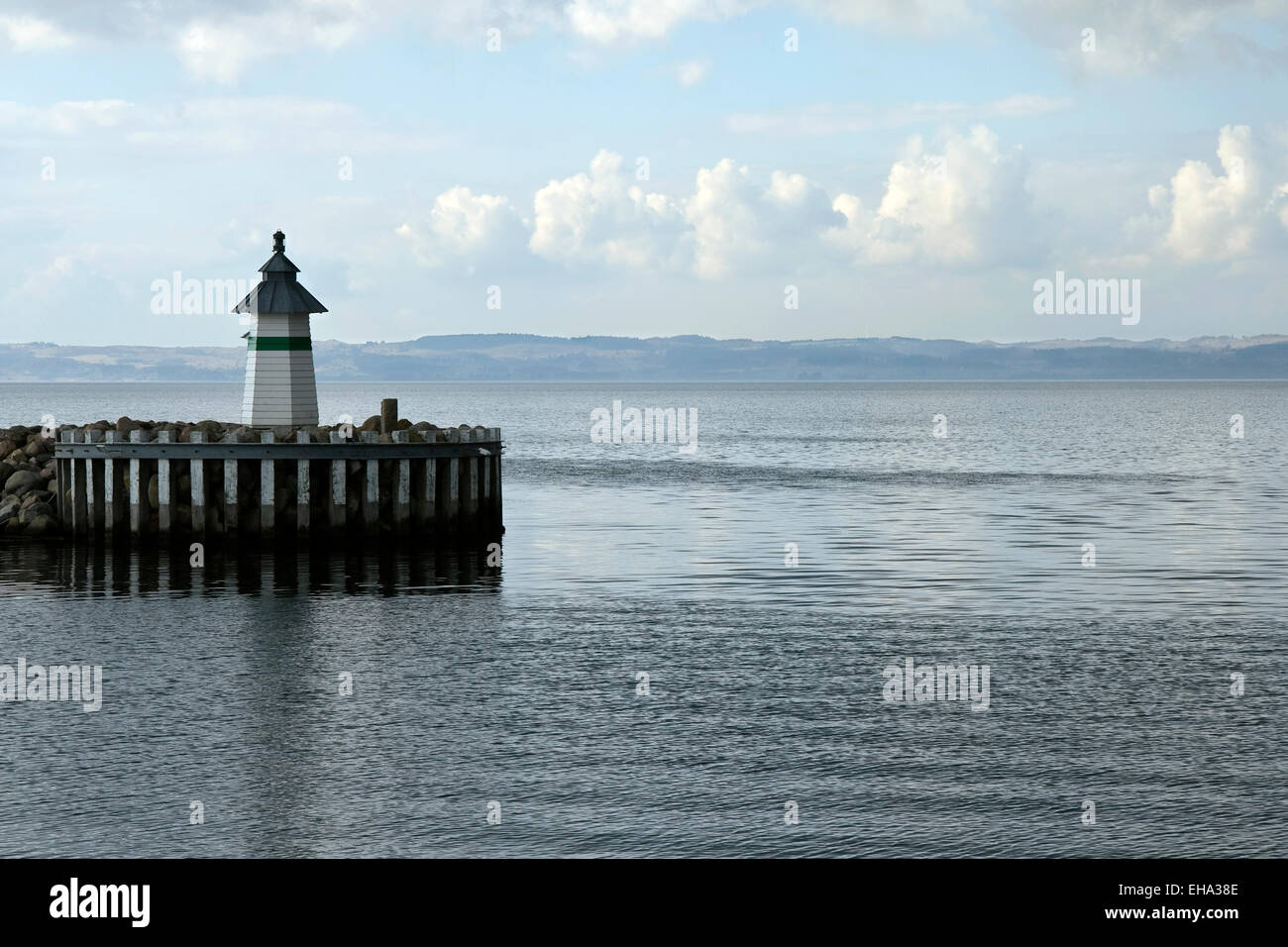 Small lighthouse. Shot taken at Ebeltoft. Denmark. Can be used as ...