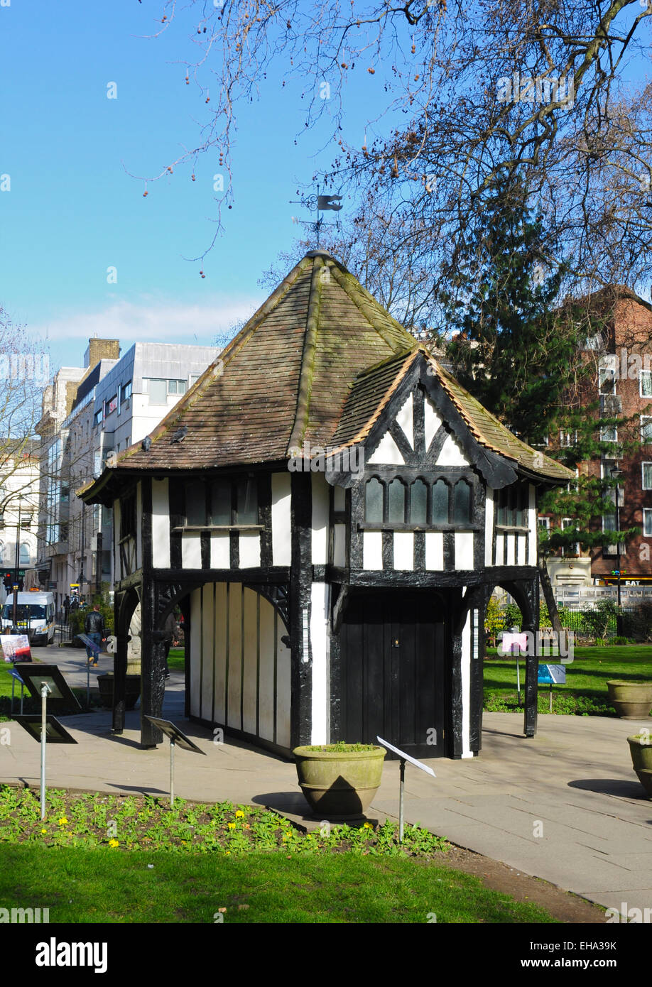 Gardener's hut, Soho Square, London, England, UK Stock Photo - Alamy
