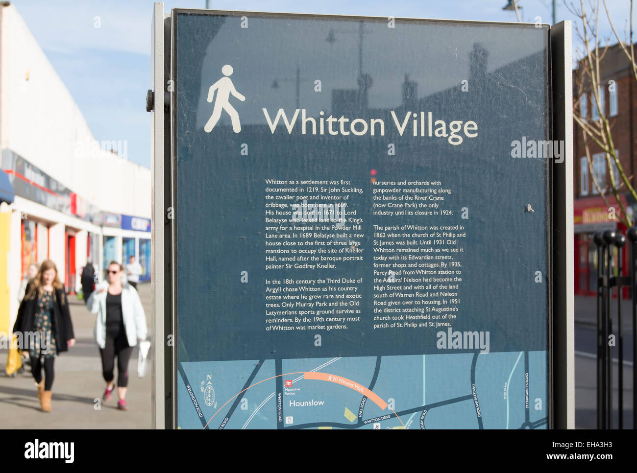 whitton village historical information noticeboard in whitton ...