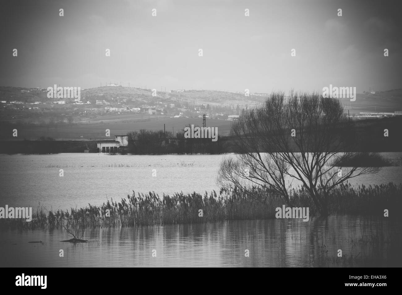 Natural disaster Black and White Stock Photos & Images - Alamy