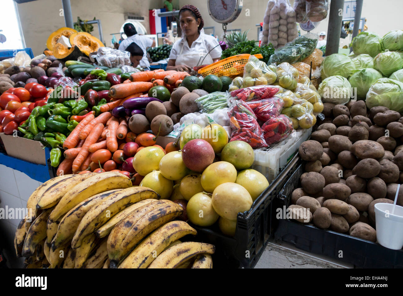 Food Market in Panama City, Panama Stock Photo - Alamy