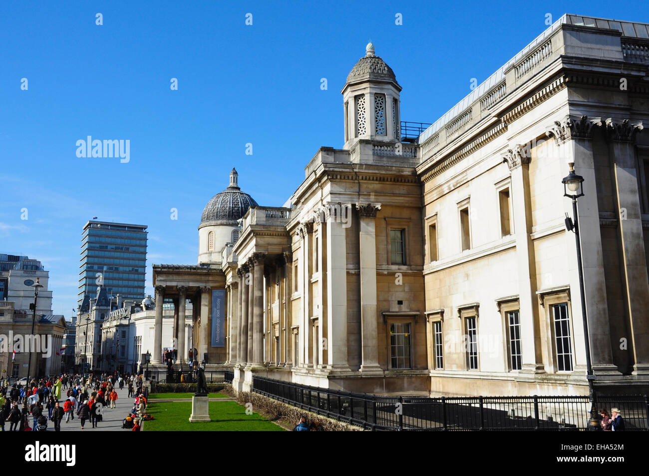 National Gallery, Trafalgar Square, London, England, UK Stock Photo - Alamy