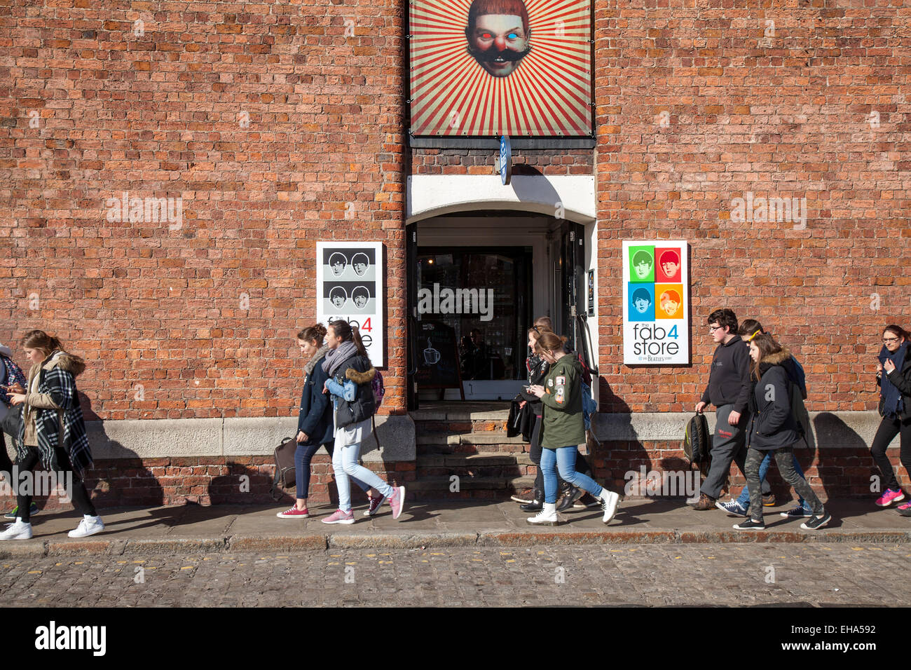 Fantastic Four, Fab 4 store, The Beatles cafe Liverpool, Merseyside, UK ...