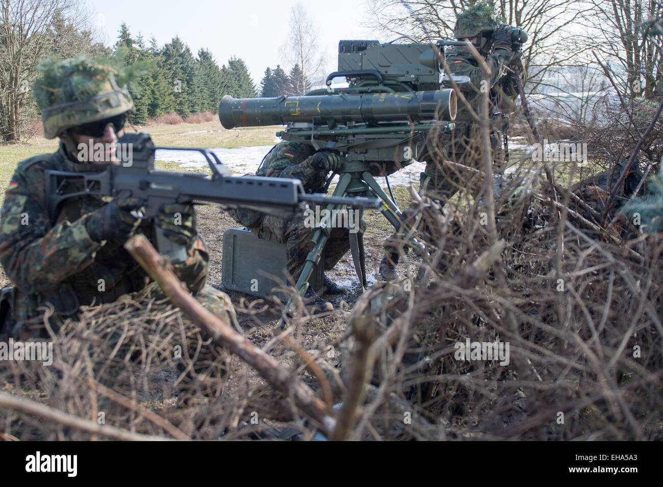 Marienberg, Germany. 10th Mar, 2015. Soldiers of the mechanized ...