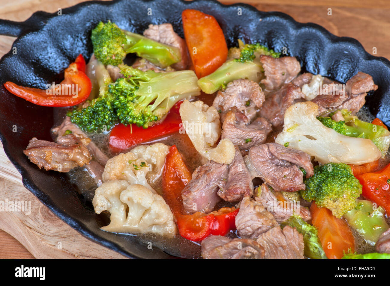 meat with vegetables Stock Photo - Alamy