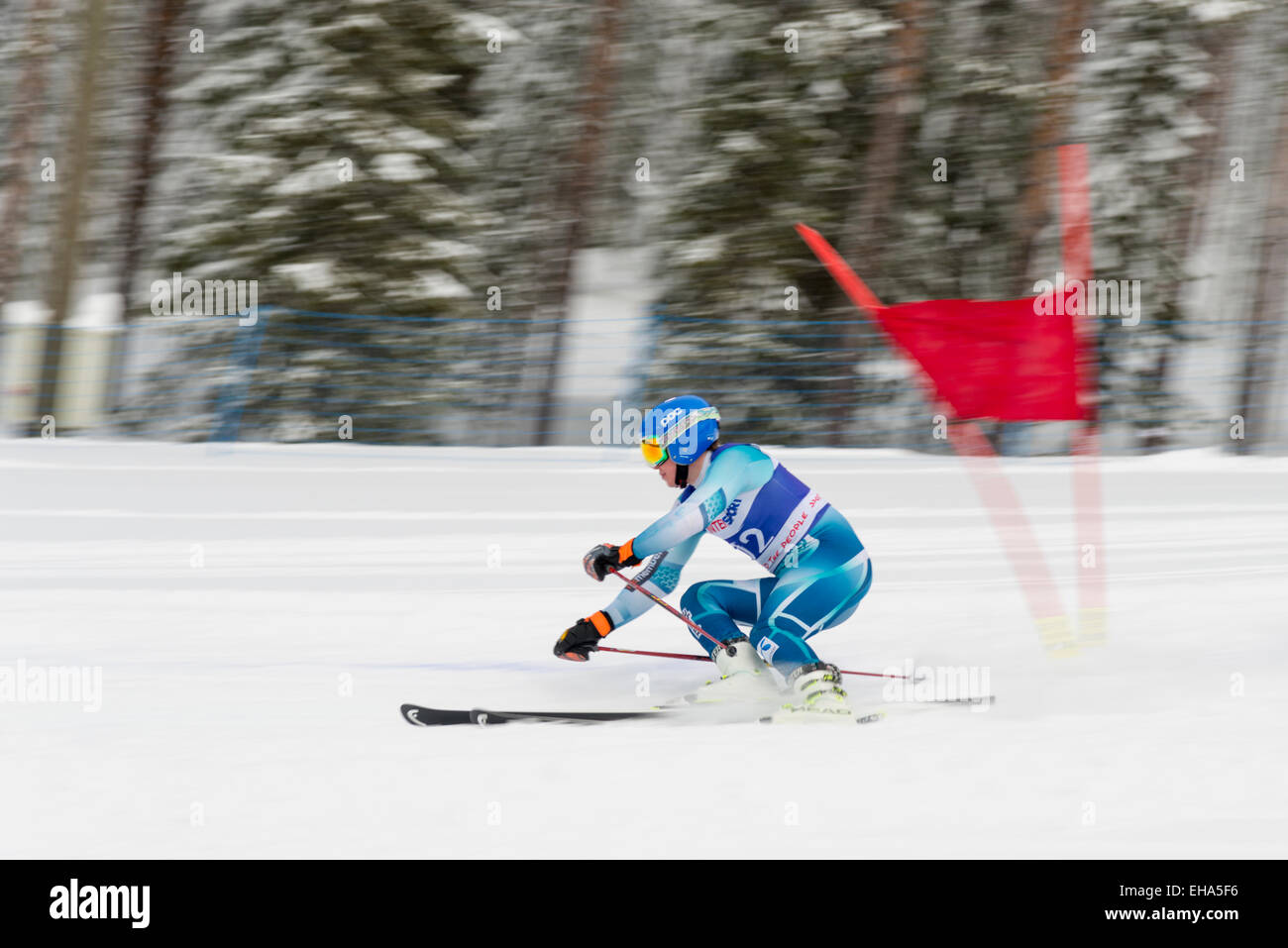Slalom gate hi-res stock photography and images - Alamy