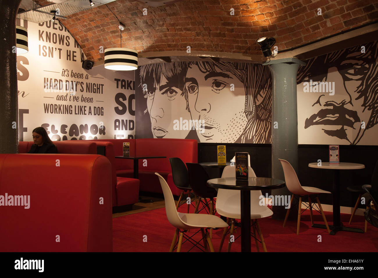 Fab Four in Liverpool, Merseyside, UK. 10th March, 2015. UK Weather ...