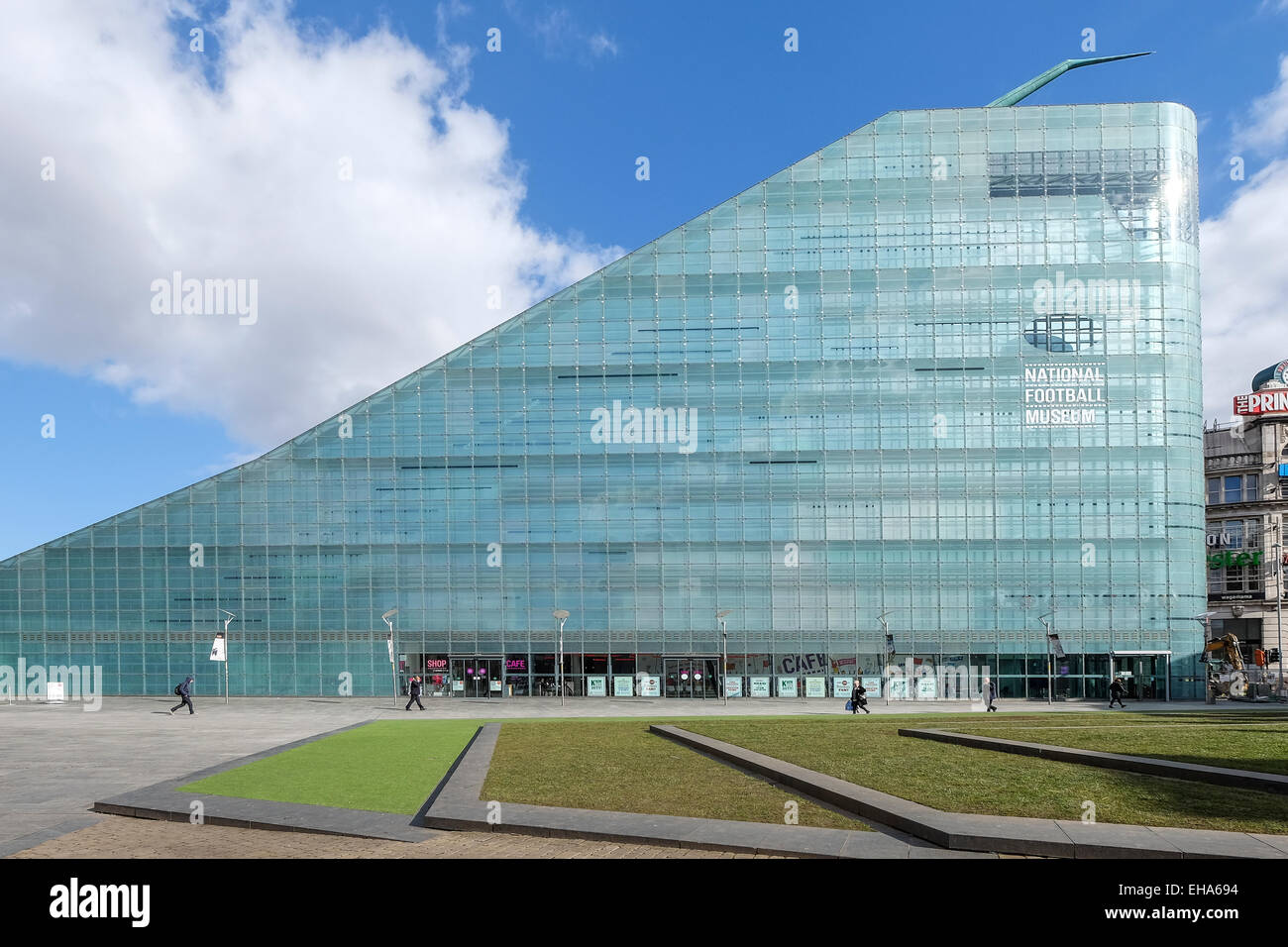 Urbis Building housing the National Football Museum in Manchester ...