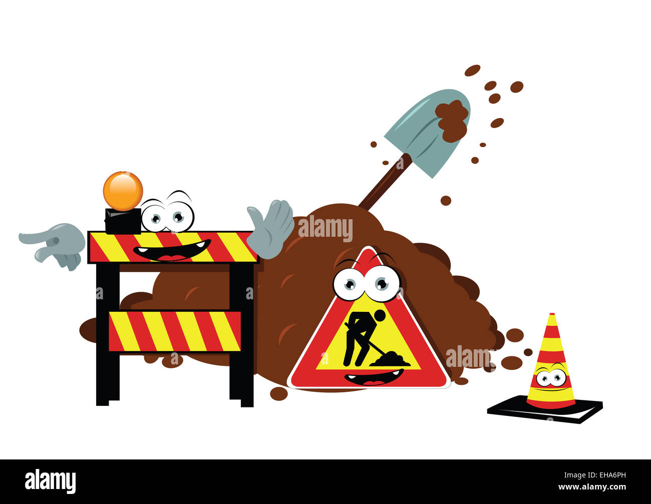 Vector cartoon representing work in hi-res stock photography and images ...