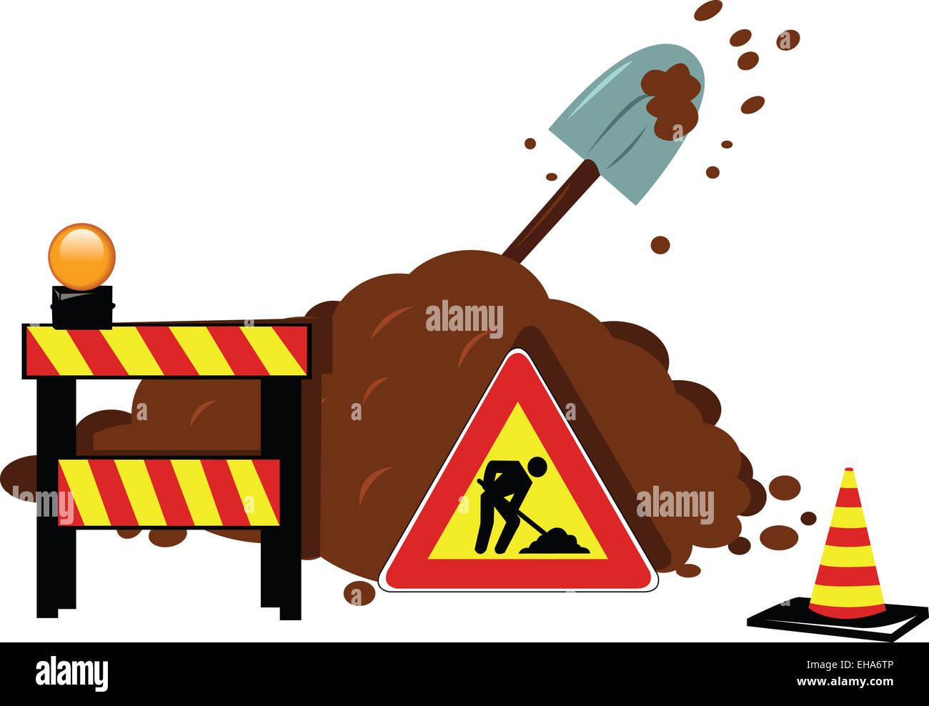 Work in progress road sign hi-res stock photography and images - Alamy