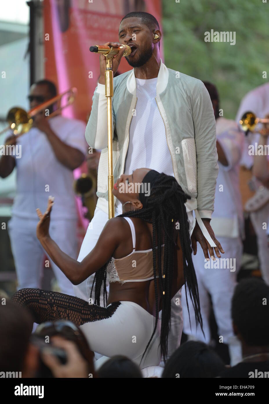 Usher performs live in concert on NBC's 'Today' show as part of their ...