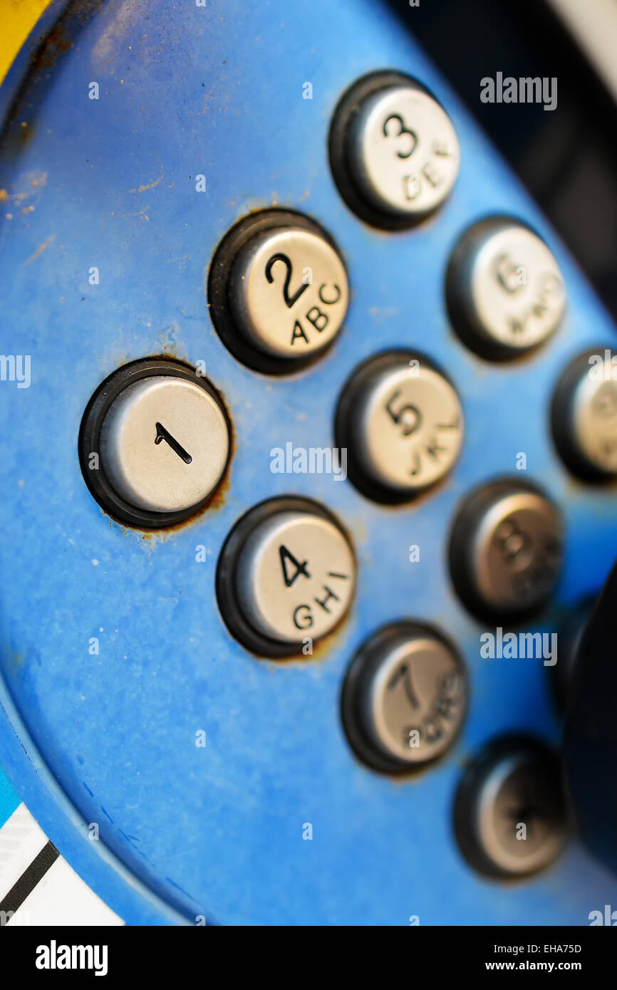 Pay phone keypad hi-res stock photography and images - Alamy