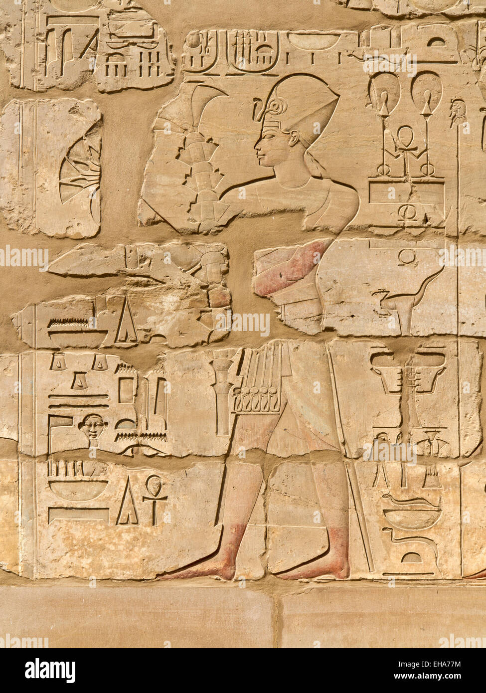 Karnak Temple Egypt Reconstruction High Resolution Stock Photography ...