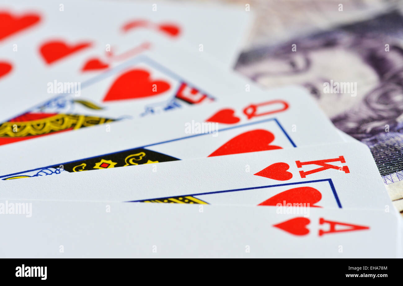 Money playing hi-res stock photography and images - Alamy