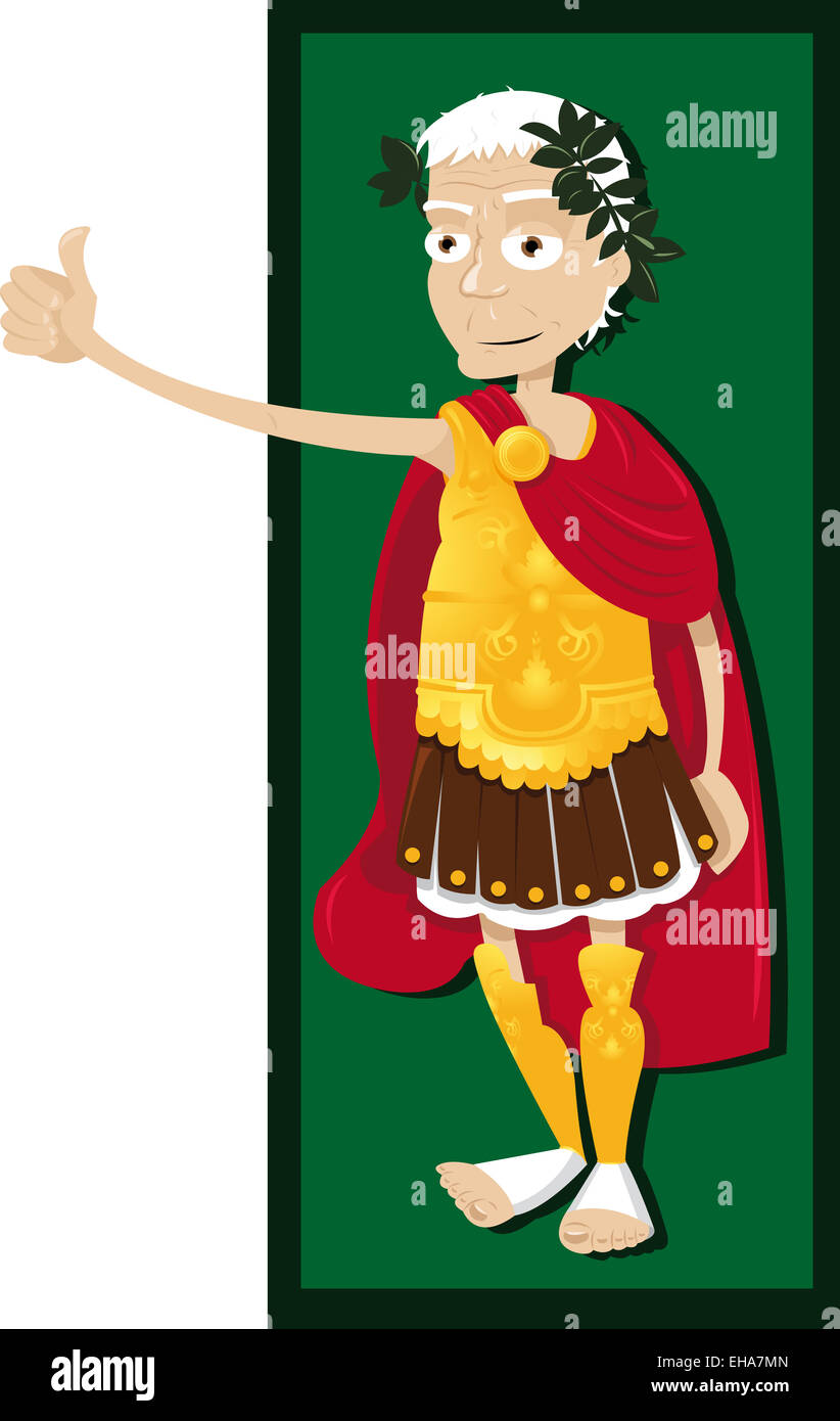 Julius Caesar thumbs up Stock Photo - Alamy
