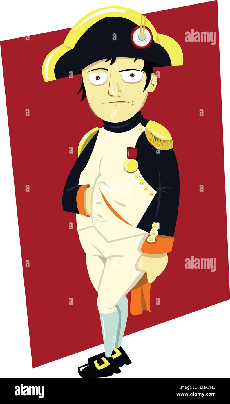Napoleon cartoon hi-res stock photography and images - Alamy