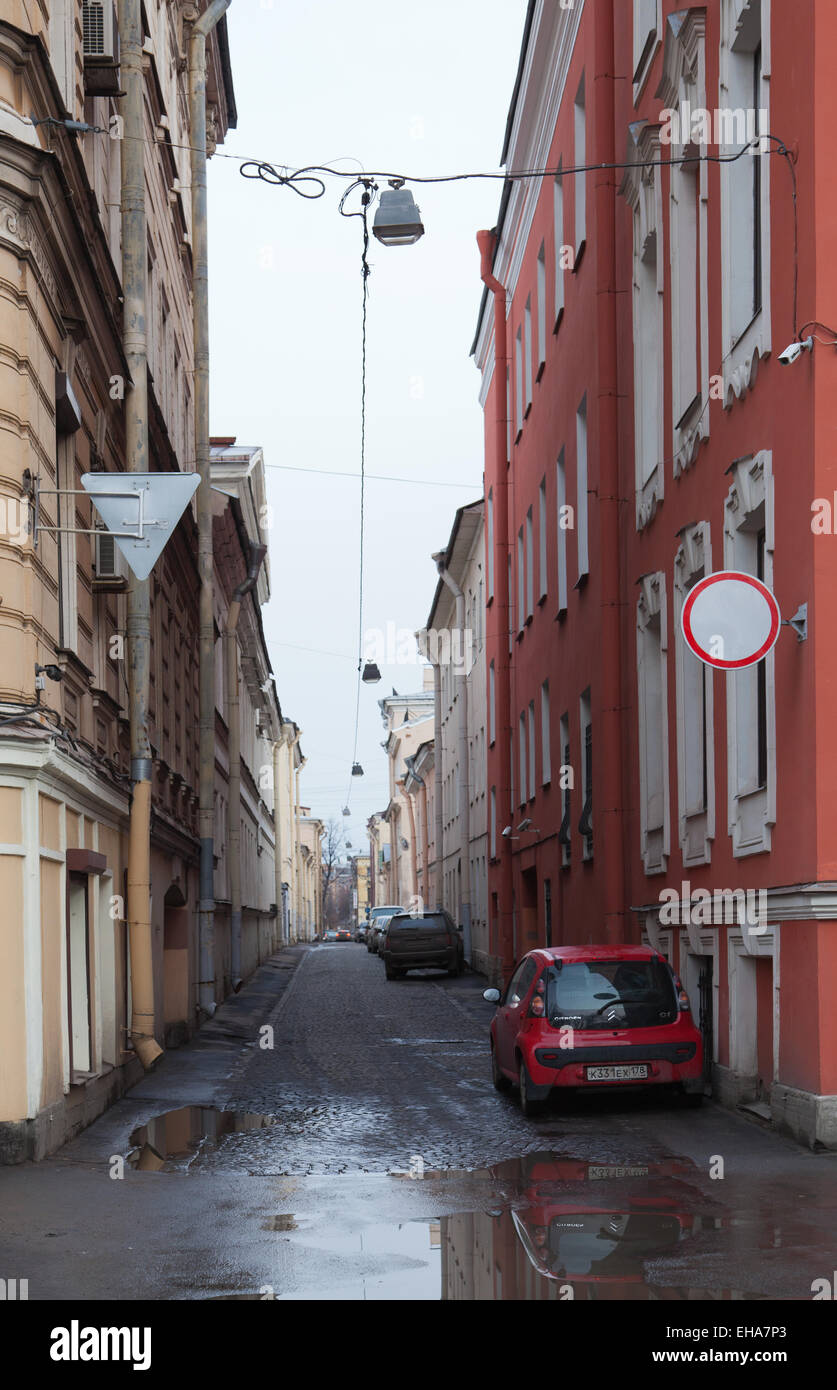 Repin Street in St. Petersburg, Russia Stock Photo - Alamy
