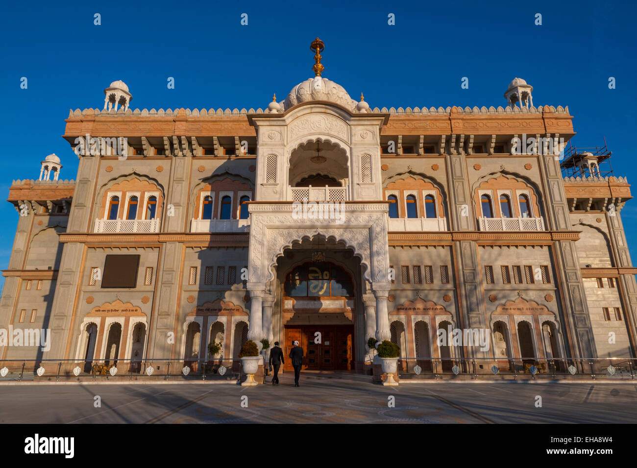 The new Gurdwara temple in Gravesend Kent. Modeled on the golden temple ...