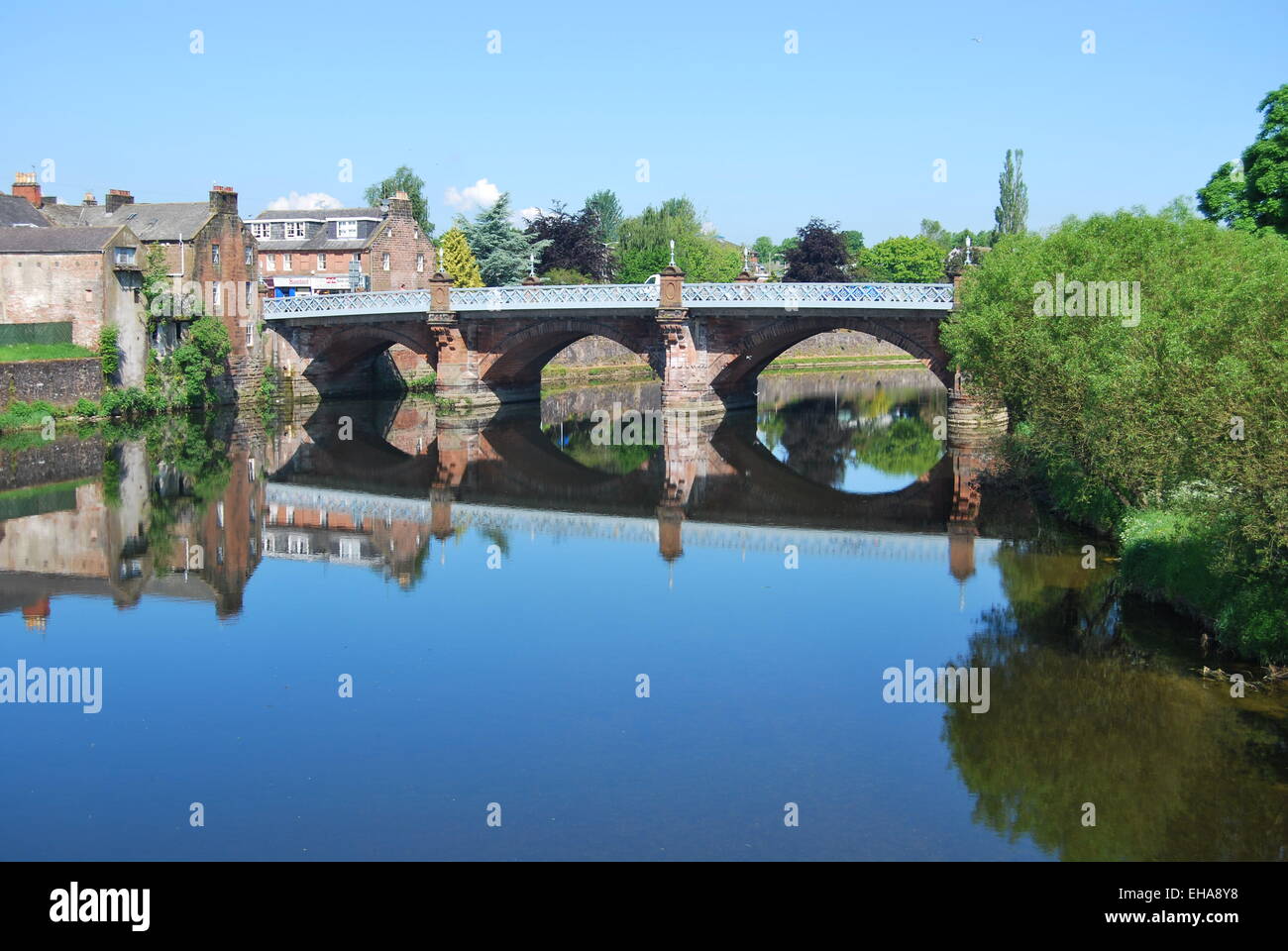 River Nith at Dumfries Stock Photo - Alamy