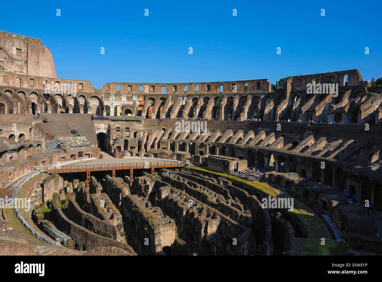 Colosseum amphitheater in Rome Stock Photo - Alamy