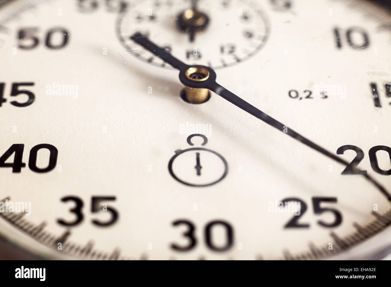 Details of an old, retro style, Russian stopwatch Stock Photo - Alamy