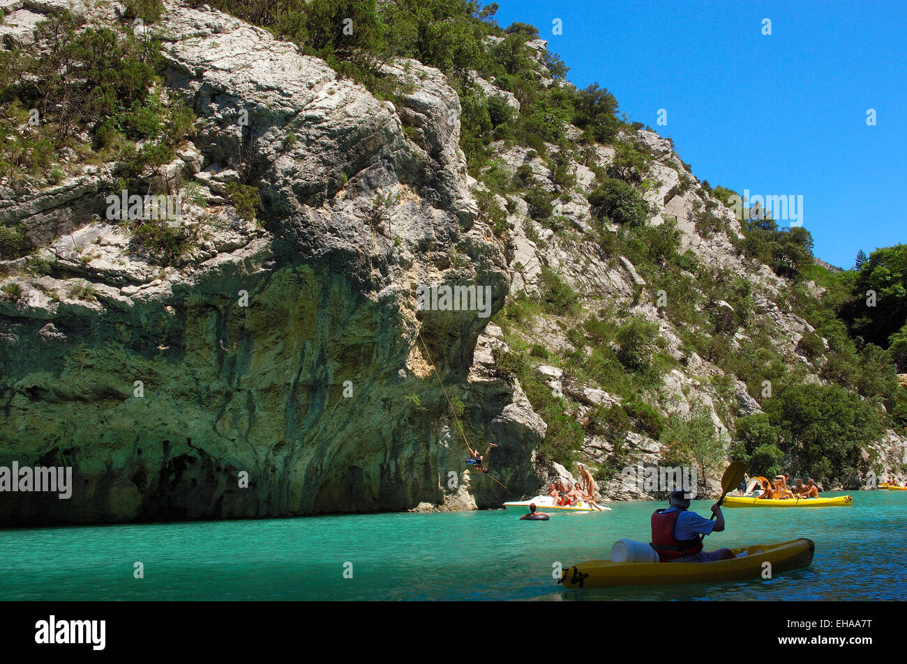 Canyon of the Verdon River, Verdon Regional Natural Park, Provence ...