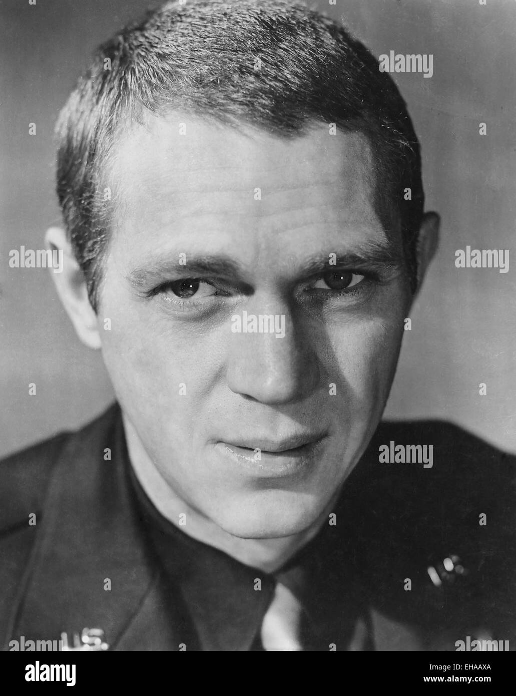 Steve McQueen, Portrait for the Film "The War Lover", 1962 Stock Photo ...