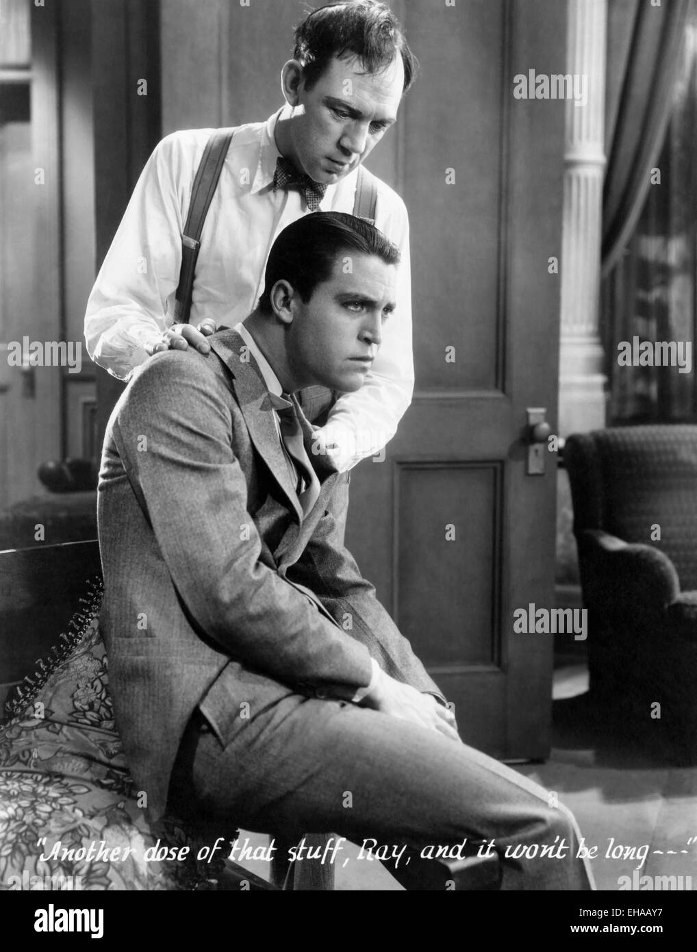 Hal Skelly, Chester Morris, on-set of the Film "Woman Trap", 1929 Stock ...