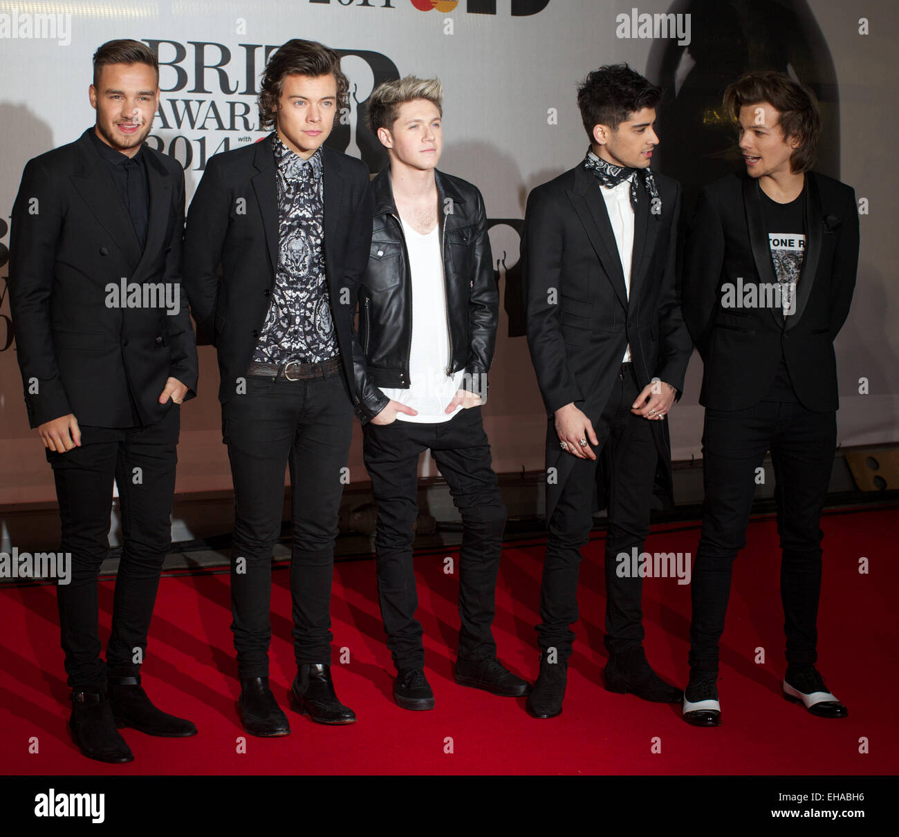 One Direction at the Brit awards Stock Photo - Alamy