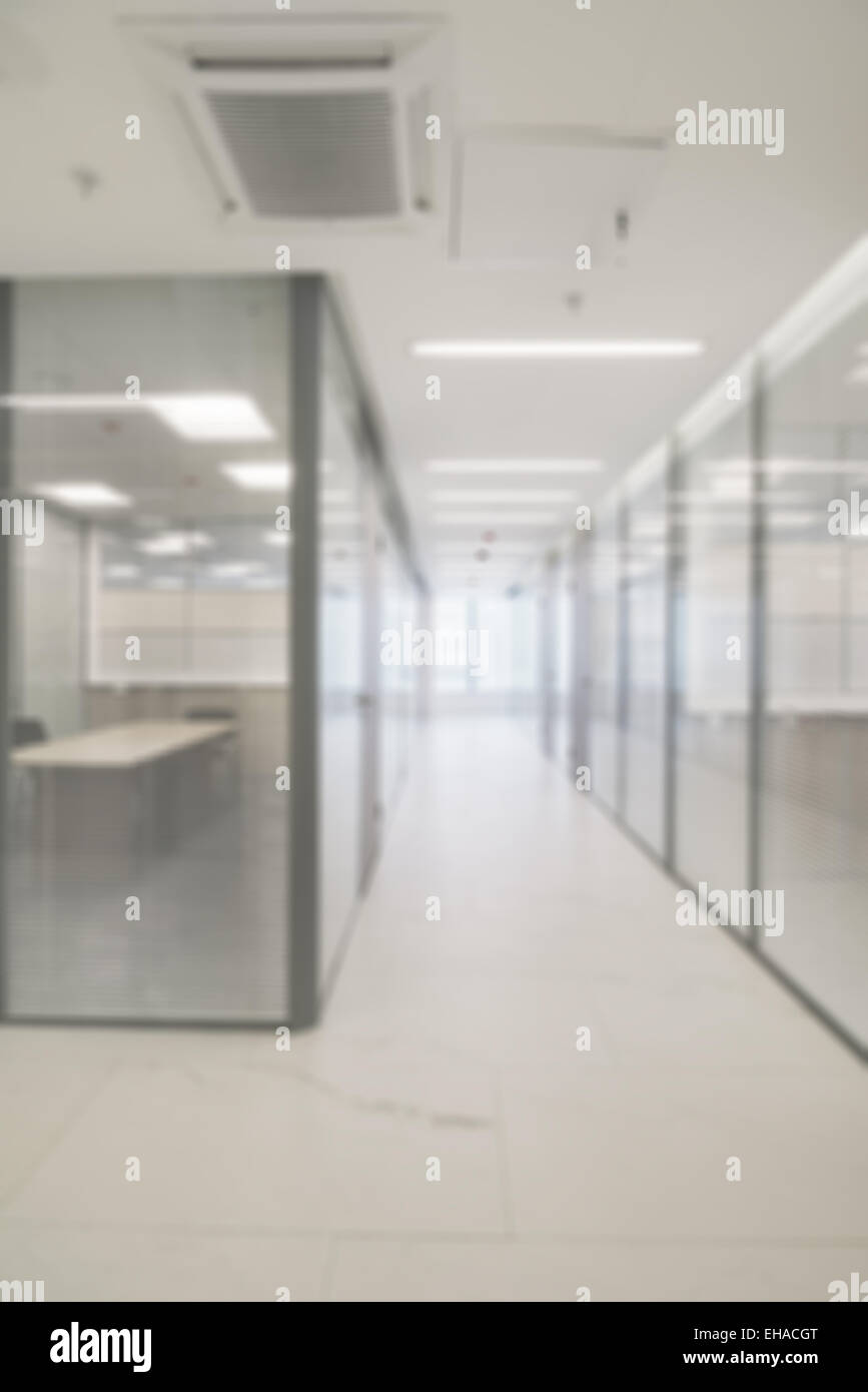 Common generic office building interior blur background Stock Photo - Alamy