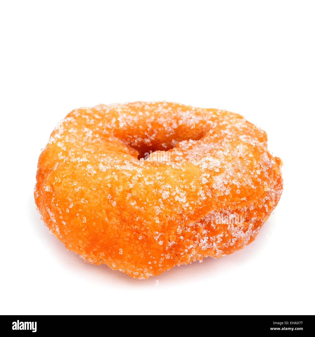closeup of a rosquilla, a typical spanish donut, on a white background ...